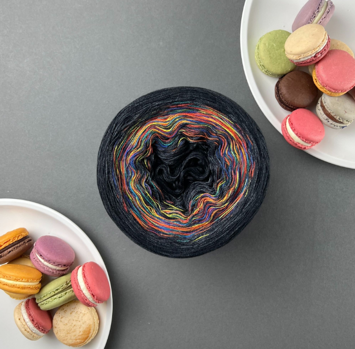 PREORDER Lola Macaron Coffee Confetti mc1 – BELLEMAE YARNS