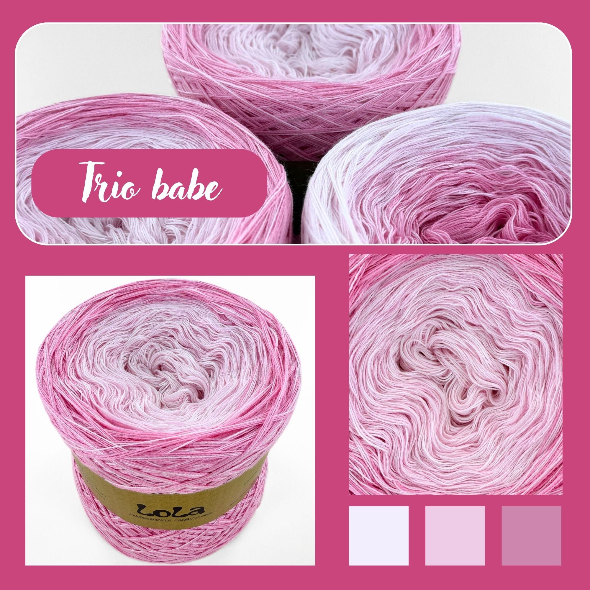 PREORDER Lola Trio Babe – BELLEMAE YARNS