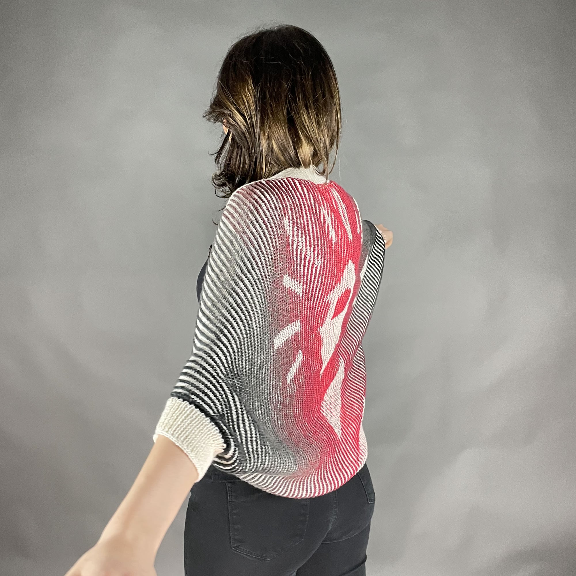 Lola Illusion Knitted Soul Warmer - Lighthouse - 8ply – BELLEMAE YARNS