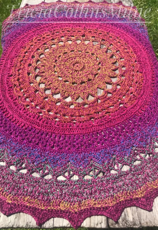 Lola Rainbow in the Roses – BELLEMAE YARNS