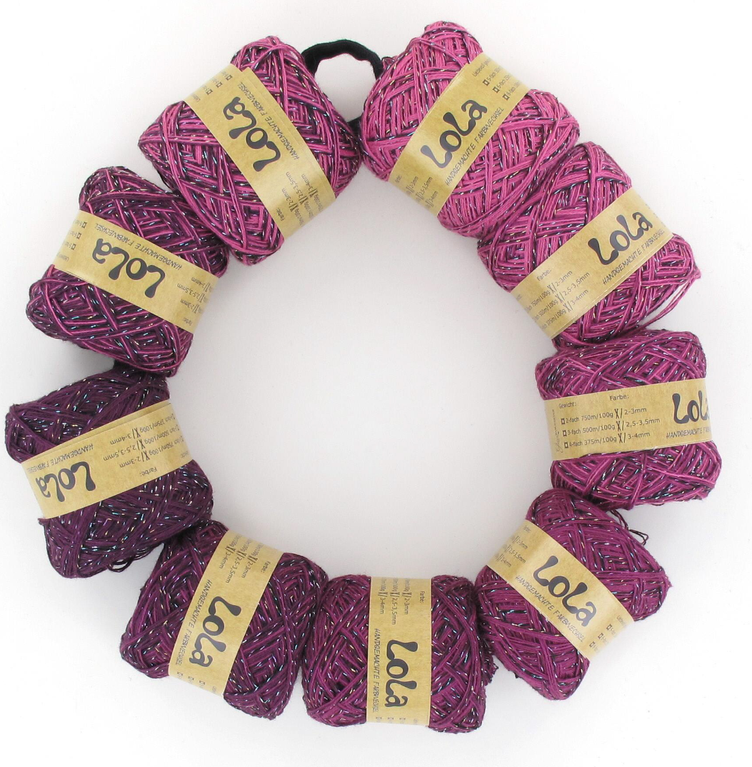 Lola Charms Trio Glitter Cardinal – BELLEMAE YARNS