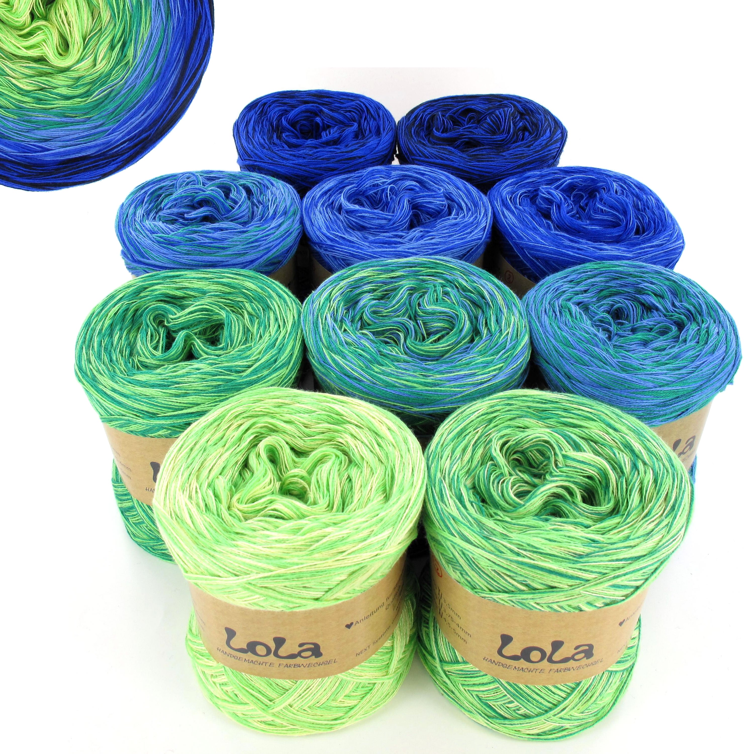 Lola Bobbel Box - Green Lagoon – BELLEMAE YARNS