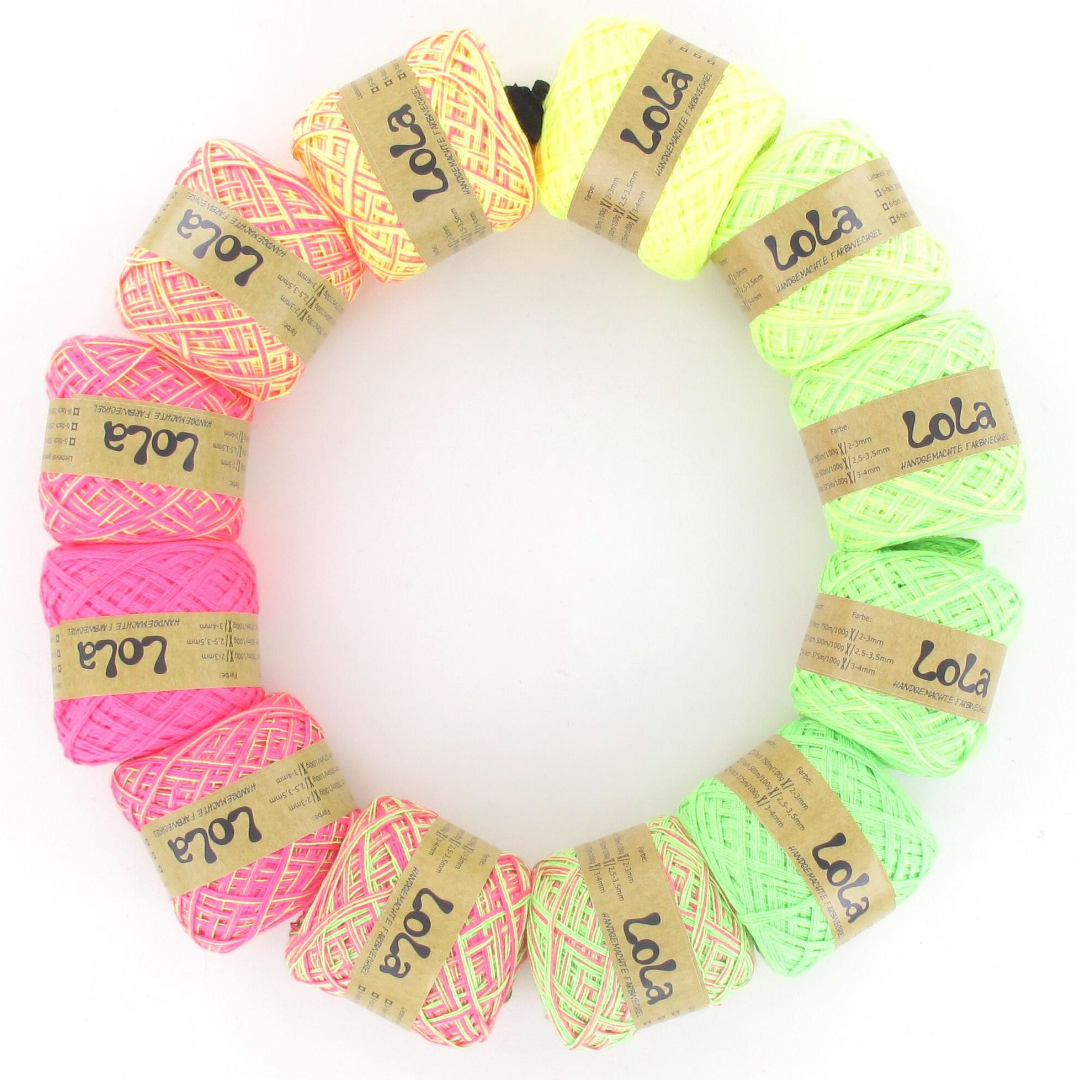 Lola Charms Trio Neon Light – BELLEMAE YARNS